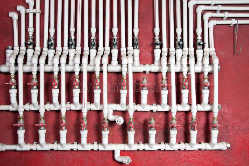 Water pipes stock image. Image of line, component, plumbing - 19020349
