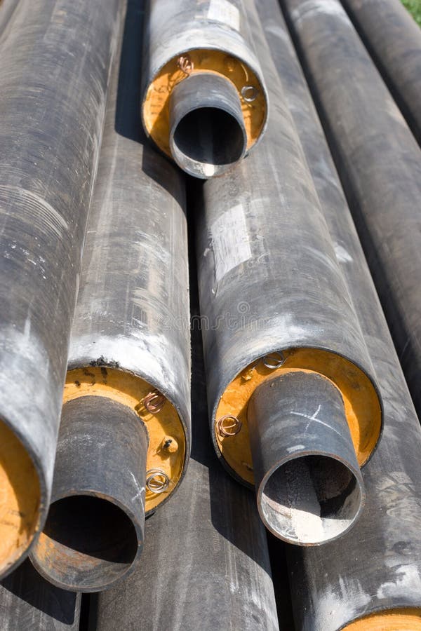 Water pipes stock photo. Image of metal, pipe, insulated - 3020126