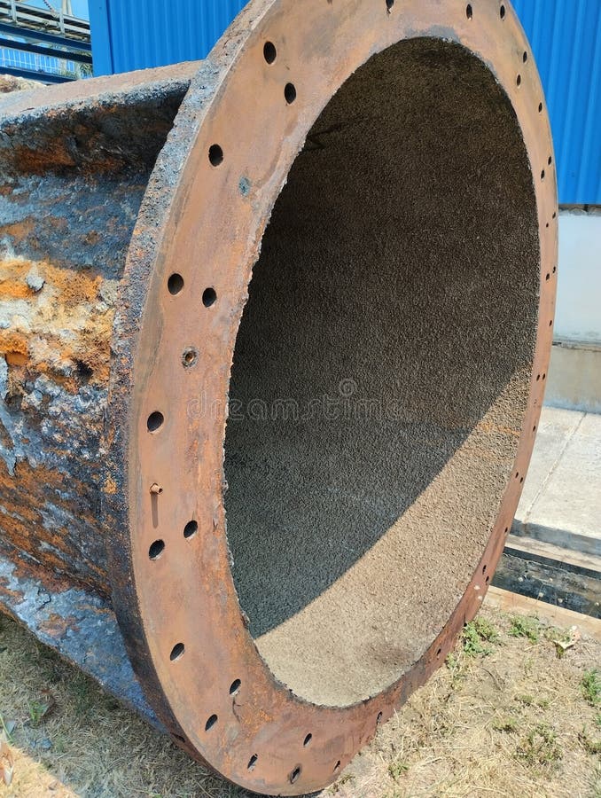 Water Pipes are Damaged and Rusty Stock Photo - Image of iron ...