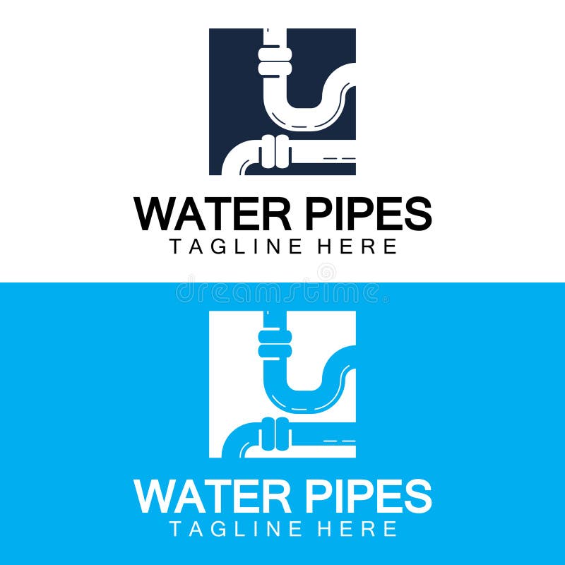 Water Pipes Logo Icon Design Template - Vector Stock Vector ...