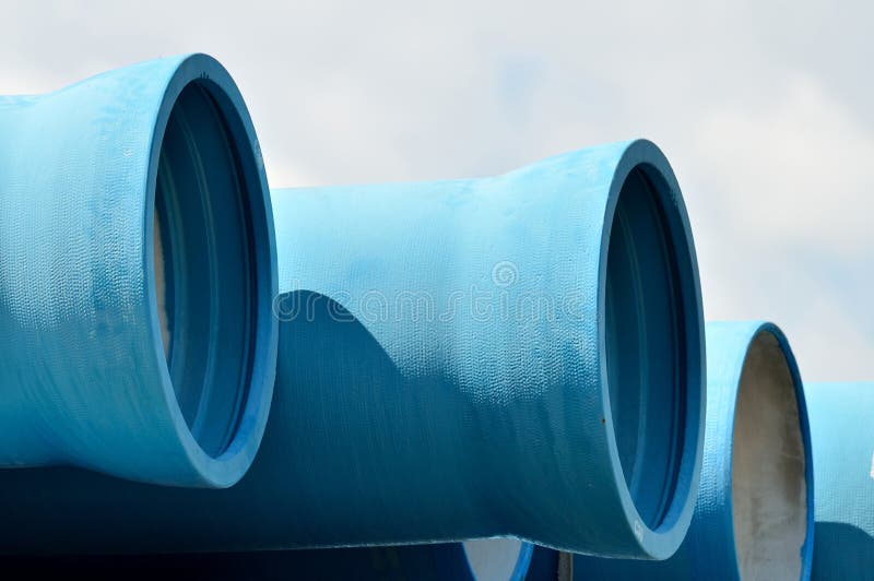 Water pipes stock image. Image of industrial, plastic - 33263443
