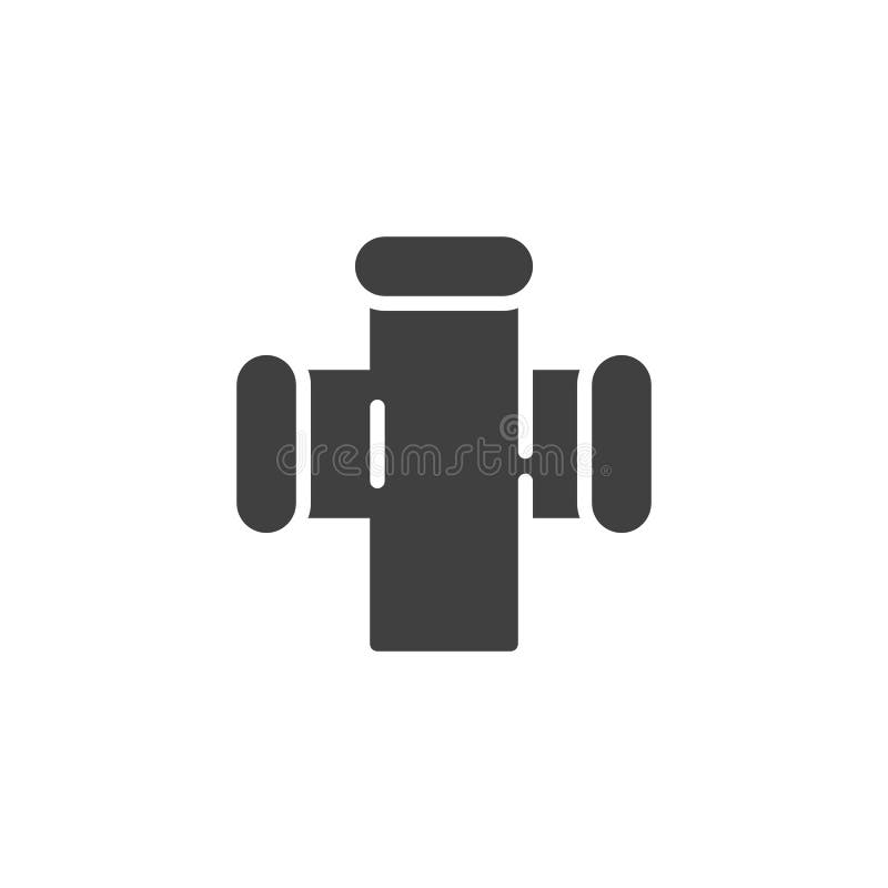 Water Piping System Vector Icon Stock Vector - Illustration of pipe ...