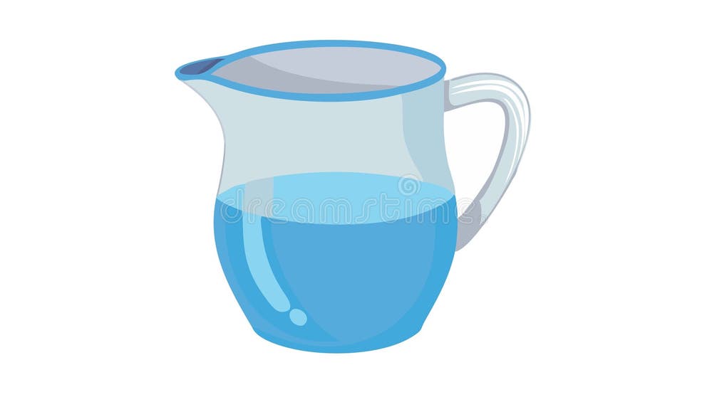 Water Pitcher Icon Vector for Hydration and Beverages, Vector Design ...