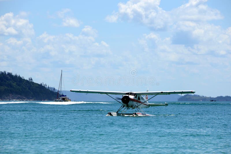 Water plane stock photo. Image of flight, seaplane, exotic - 153940844