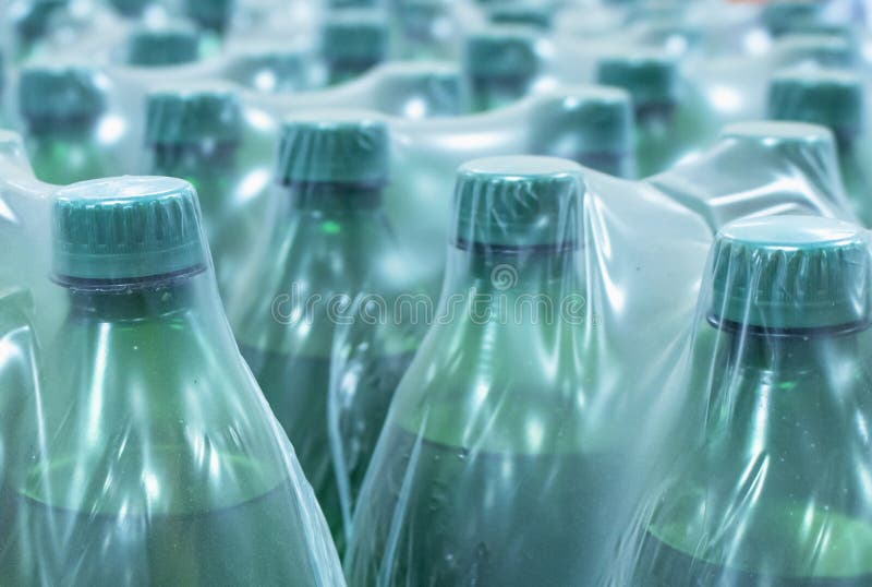 Water in plastic bottles. stock image. Image of container - 207443117