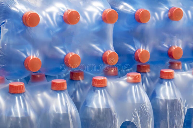 Water in plastic bottles. stock photo. Image of thirst - 207444348