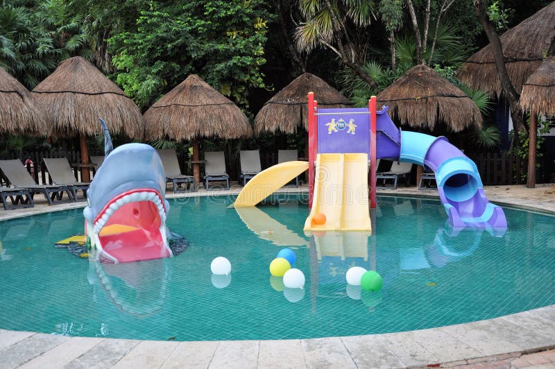 Water playground. stock photo. Image of outdoor, family - 109500928