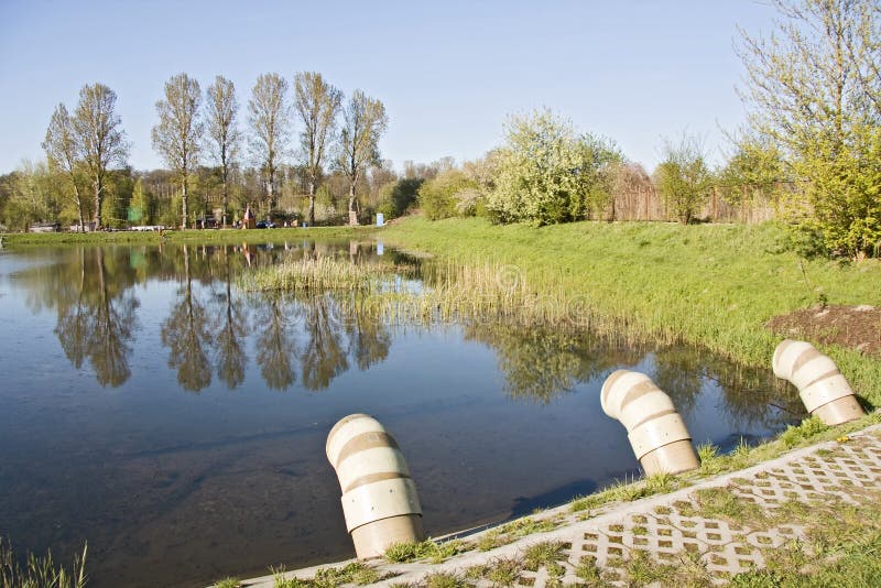 Water pollution. stock image. Image of nature, order - 14161567