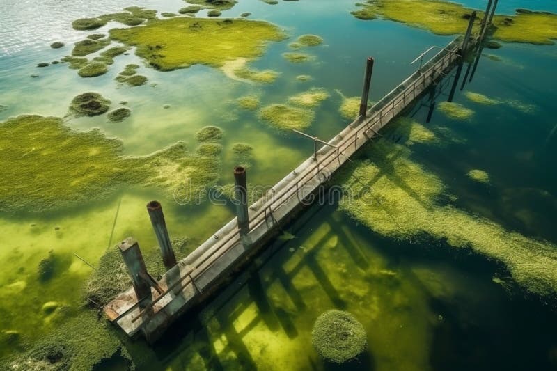 Water Pollution by Blooming Blue-green Algae - Cyanobacteria is World ...