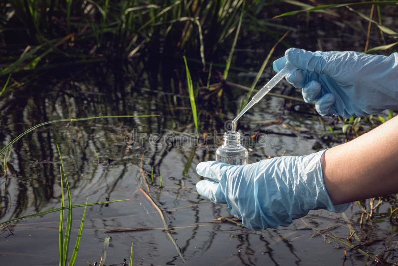 Water sampling stock image. Image of measuring, chemical - 180707447