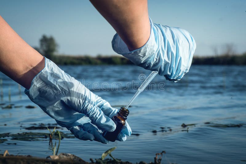 Water sampling stock image. Image of lake, inspector - 188210019