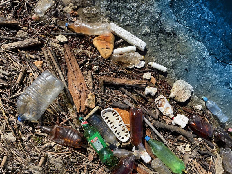 Water Pollution. Ecological Problem Stock Photo - Image of beverage ...