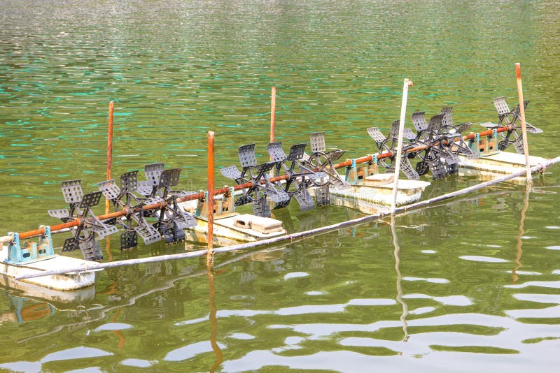 Water Pollution Treatment Machine Stock Image - Image of plant ...