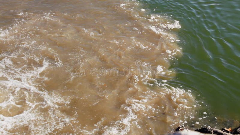 Water Pollution, Toxic Waste, River Contamination Stock Footage - Video ...