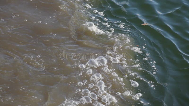 Water Pollution, Toxic Waste, River Contamination Stock Footage - Video ...