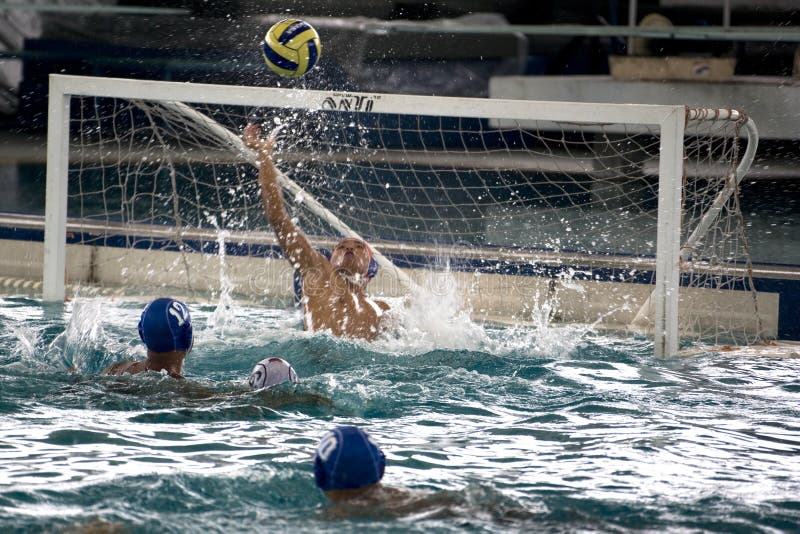 Water Polo Action editorial stock photo. Image of champiosnhip - 7430288