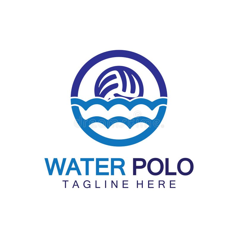 Water Polo Logo Vector Icon Design. Logo Sport Water Polo Stock Vector ...