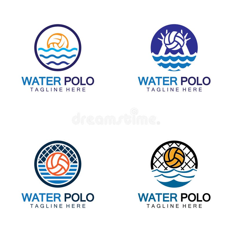 Water Polo Logo Vector Icon Design. Logo Sport Water Polo Stock Vector ...