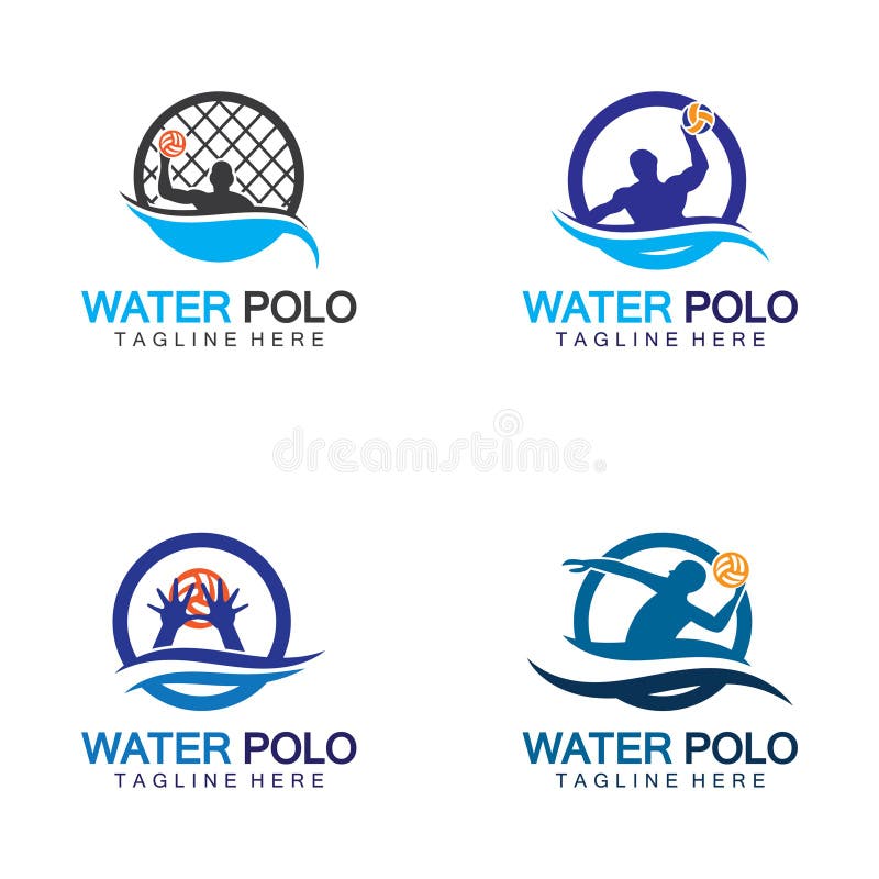 Water Polo Logo Vector Icon Design. Logo Sport Water Polo Stock Vector ...