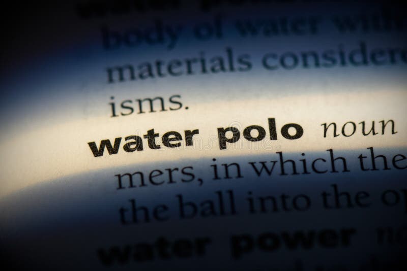Water polo stock image. Image of definition, printed - 161576927