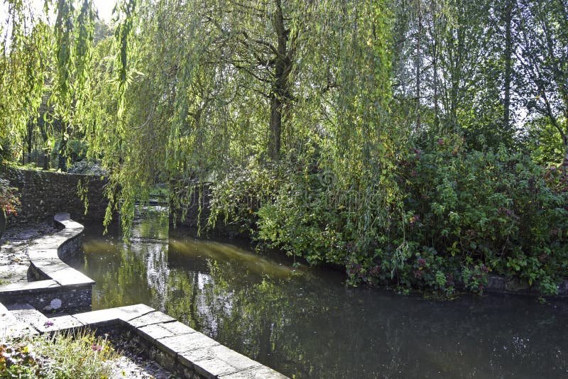 Water Pond in Adare Park of Adare, County Limerick, Ireland Stock Image ...
