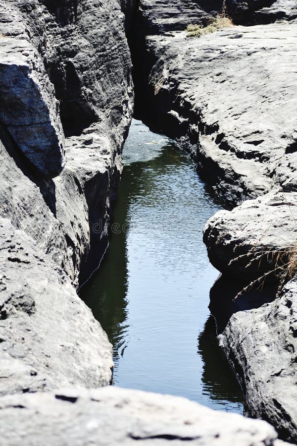 A water pond on a hill. stock image. Image of hill, water - 223942013