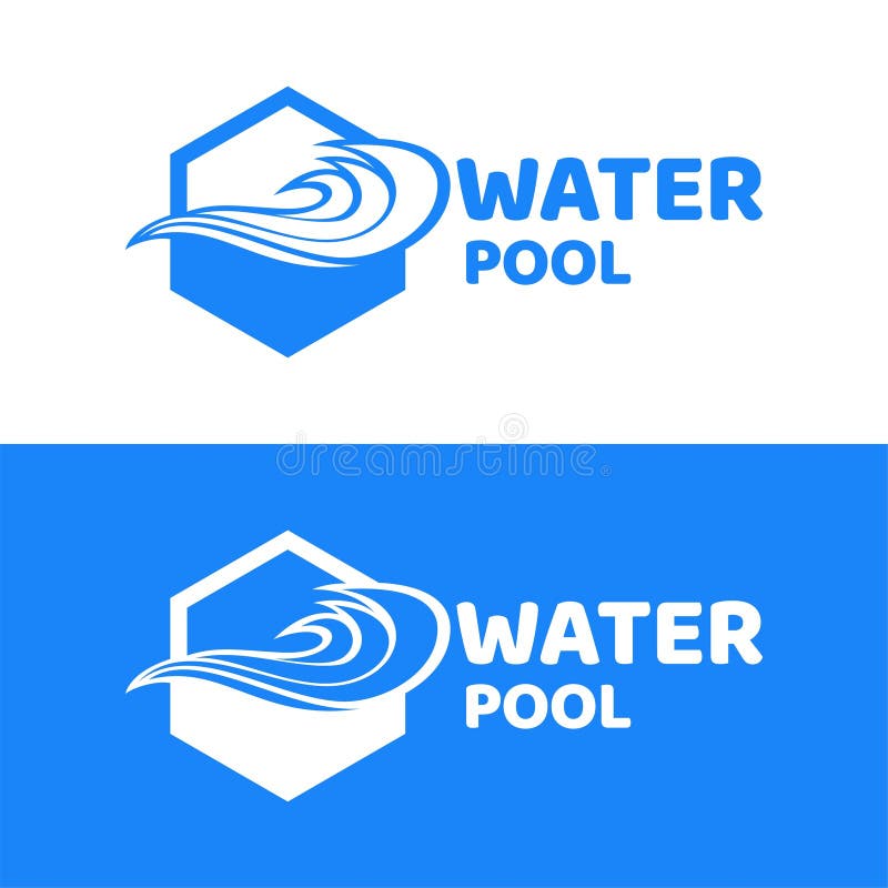 Water Pool Logo Design Vector Stock Vector - Illustration of texture ...