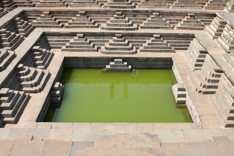 Water pool near temple stock photo. Image of building - 7250394