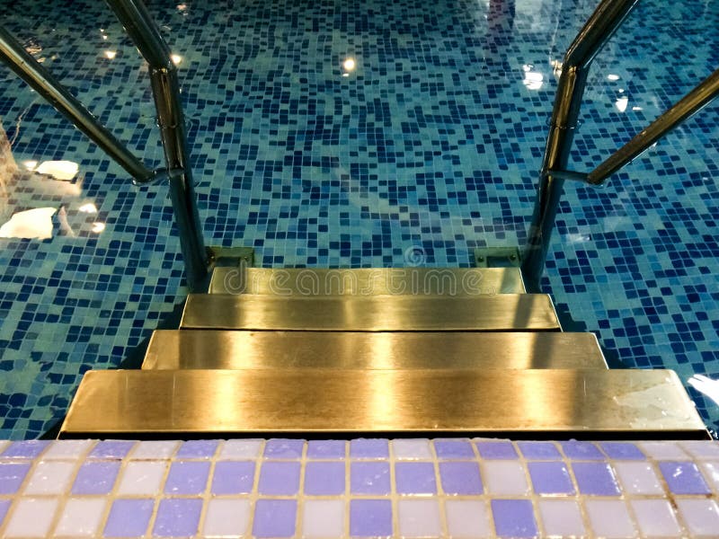 Water pool stairs indoors stock photo. Image of wood - 89273586