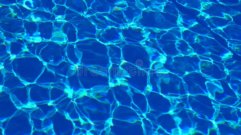 Water in the Pool, Sunlight is Reflected, Waves. Reflection and Glare ...