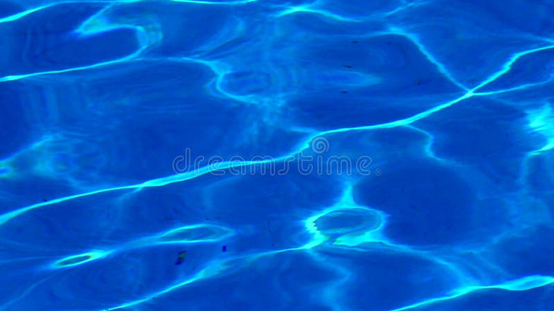 Water in the Pool, Sunlight is Reflected, Waves. Reflection and Glare ...