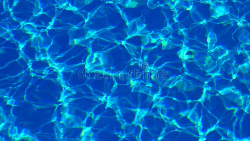 Water in the Pool, Sunlight is Reflected, Waves. Reflection and Glare ...
