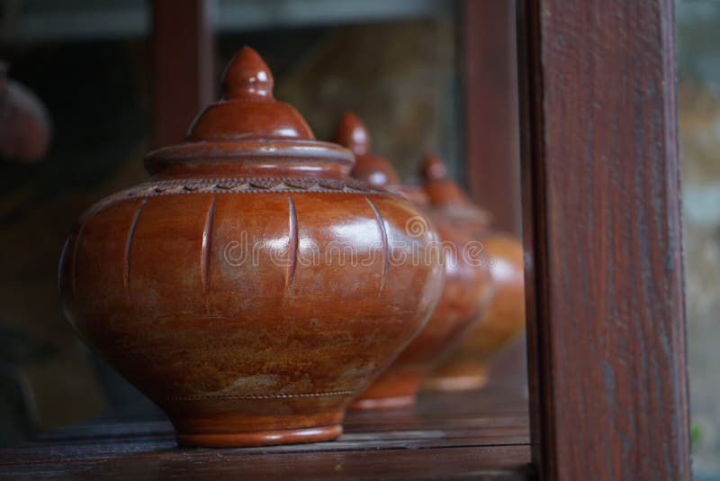 Water pot on shefe stock photo. Image of water, shefe - 163838042