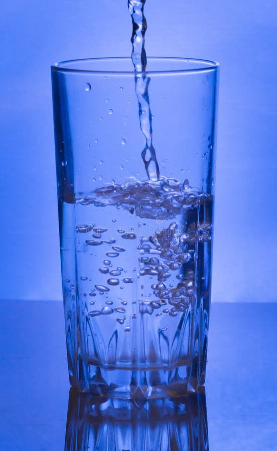 Water poured into a glass stock image. Image of thirst - 63699727