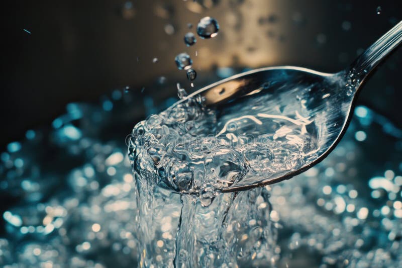 Water Pouring into Bowl stock photo. Image of utensil - 381753374