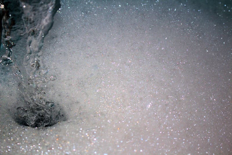 Water Pouring into a Bubble Bath Stock Photo - Image of bathtub ...