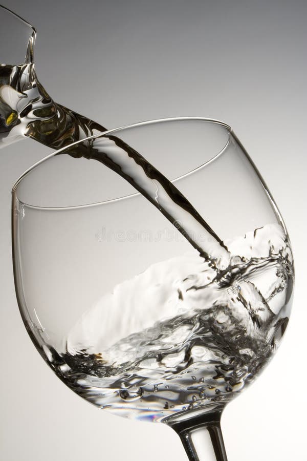 Water pouring into a glass stock photo. Image of thirst - 1922806
