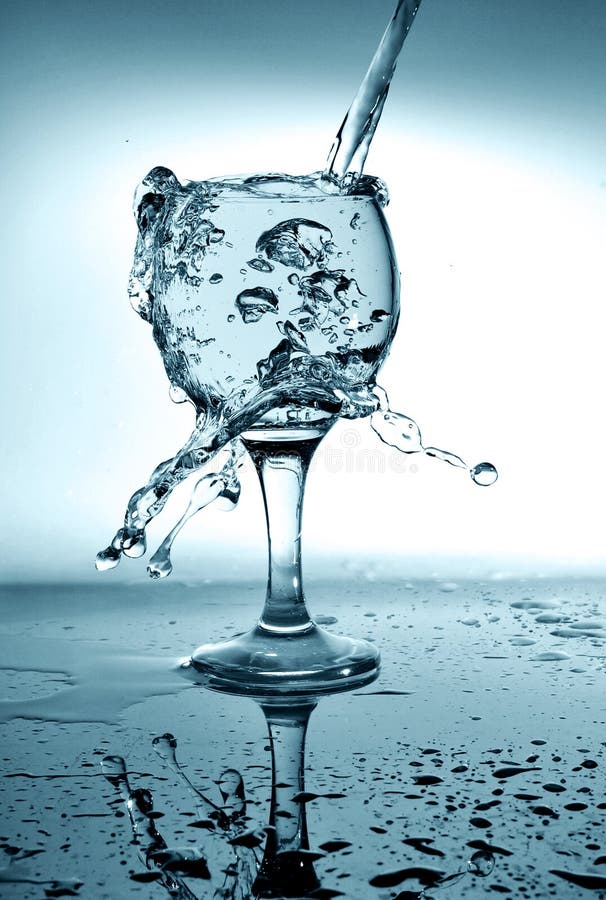 Water pouring stock image. Image of flowing, closeup - 42172603