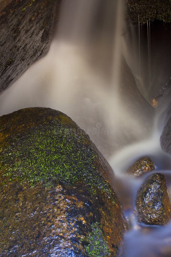 Water Pouring Over Rocks stock photo. Image of river - 21781390