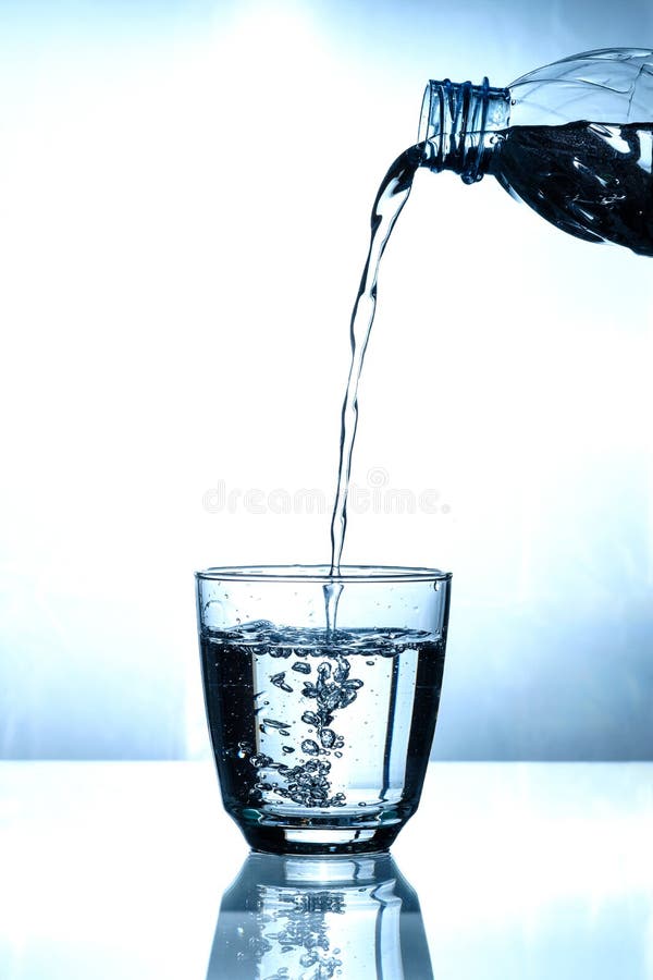 Water pouring stock image. Image of clean, mineral, nature - 99275525
