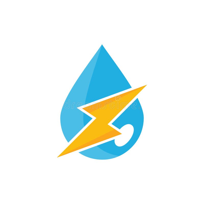 Water Power Logo Icon Design Stock Vector - Illustration of liquid ...
