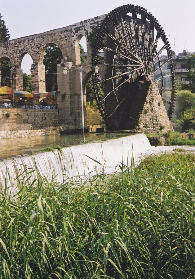 Syria - Hama stock image. Image of noria, site, historical - 13484293