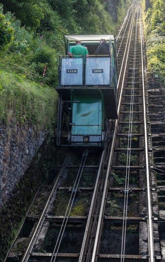 Water-powered Funicular between the Villages of Lynton and Lynmouth ...