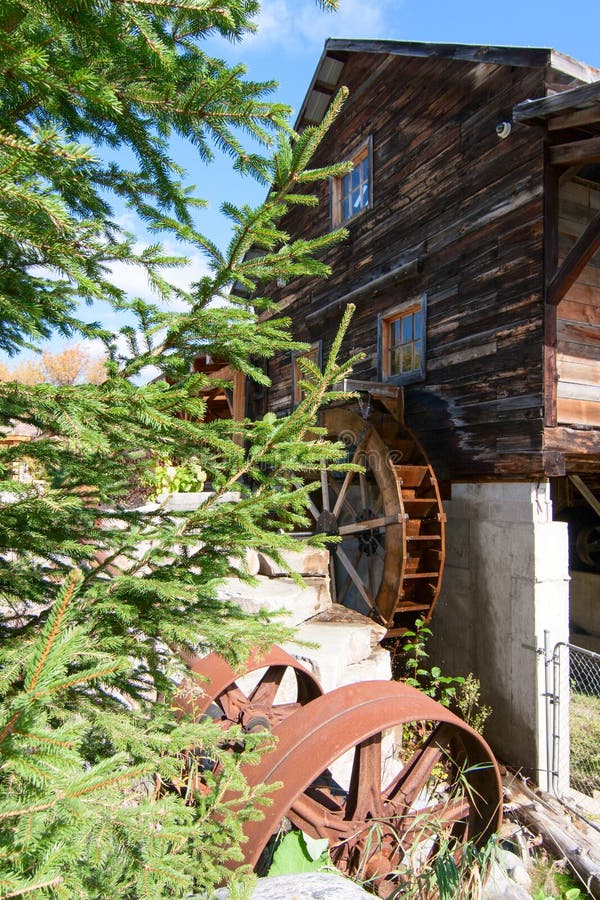 Water powered generator stock photo. Image of drainage - 5369882