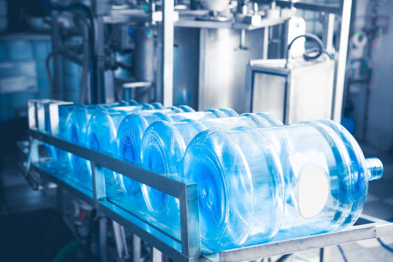 Drink Water Production Line Stock Image - Image of drink, clean: 25432415
