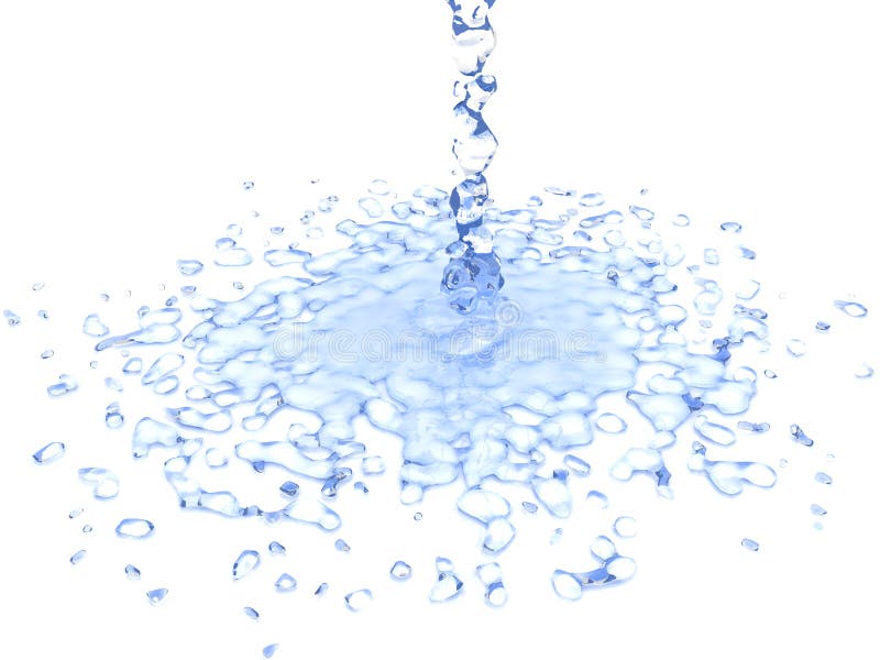 Water puddle stock illustration. Illustration of bubbles - 12748836