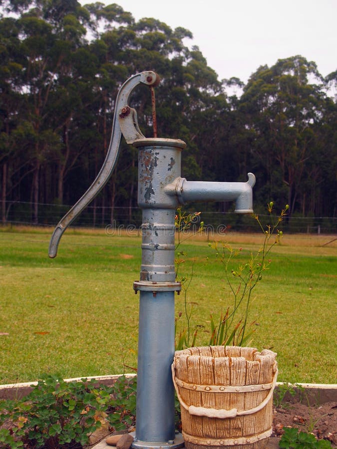 Water Pump stock image. Image of rusty, mechanical, rocks - 595507