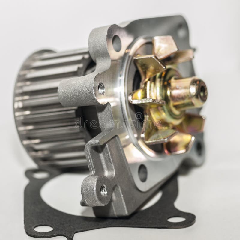 Water Pump for Car Engine Cooling System Stock Photo - Image of damaged ...