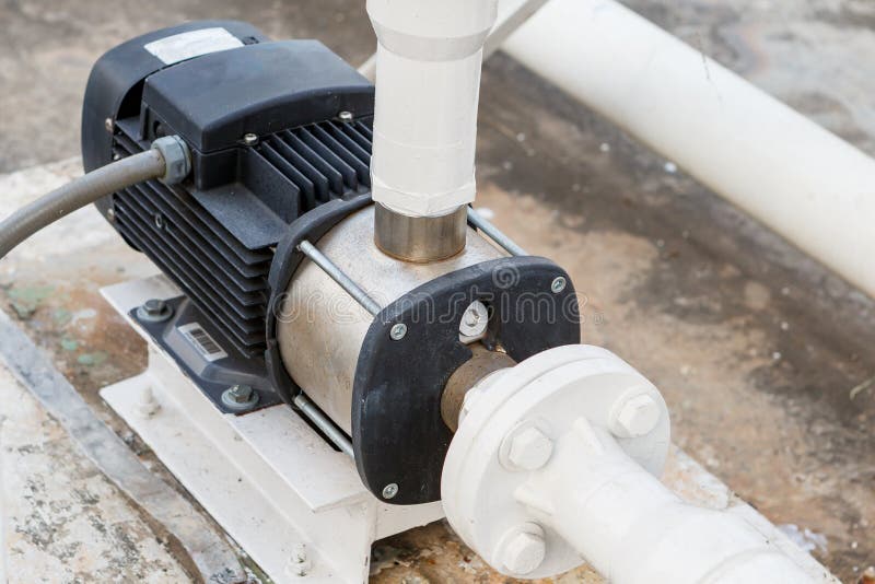 Water Pump for DI Water Tank Stock Photo - Image of steel, industry ...