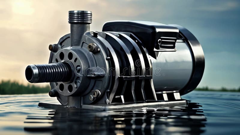 Water Pump Electric Motor Submersible Stock Video - Video of drive ...